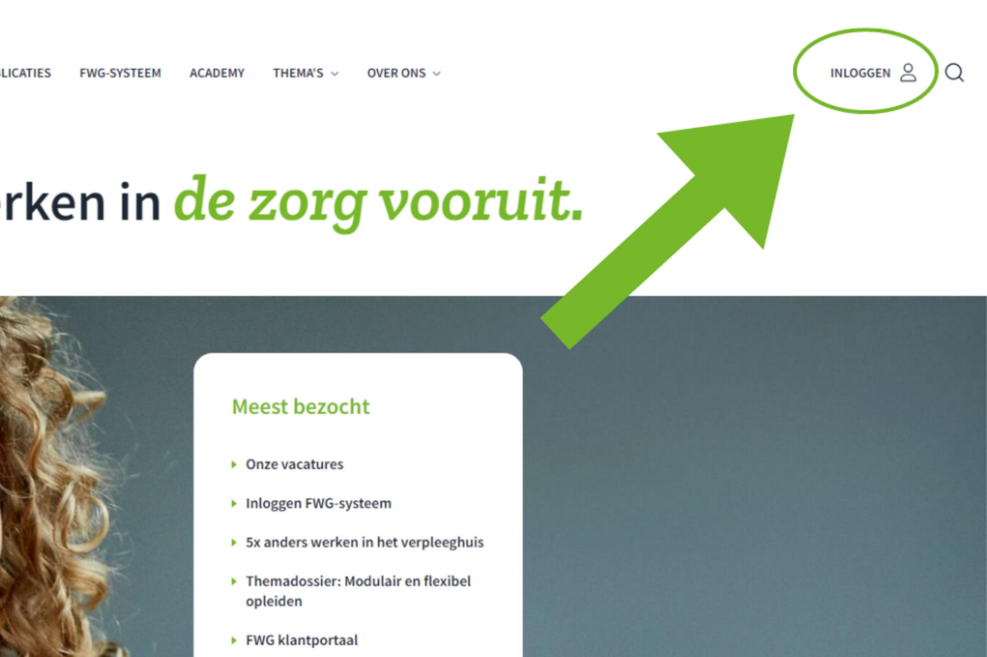 Snel inloggen in het FWG-systeem - FWG Progressional People